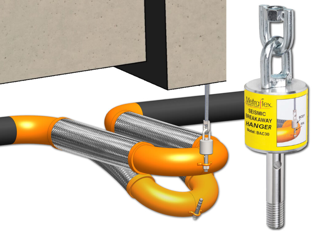 ⚠ Seismic Breakaway Hanger Required - Metrafire